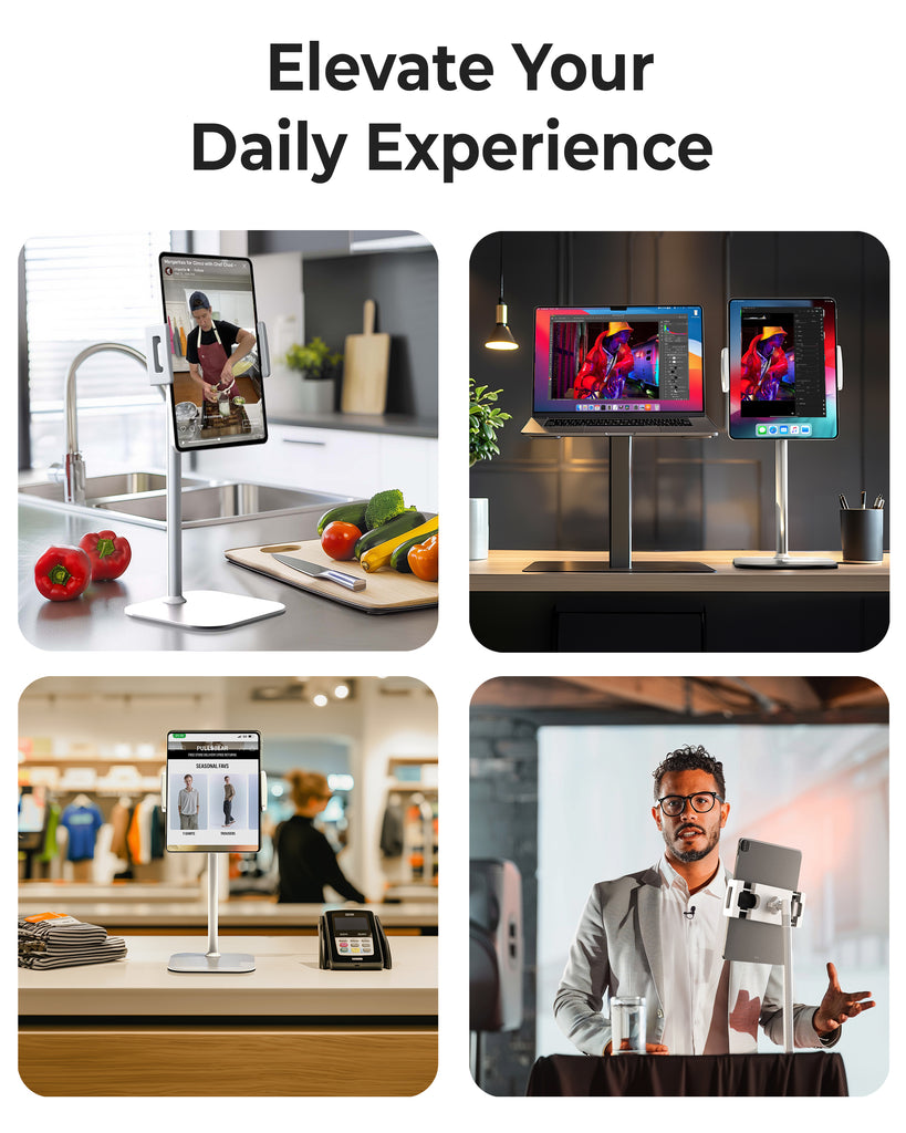 Cooper TabStand Height Adjustable Tablet & Portable Monitor Stand for ...