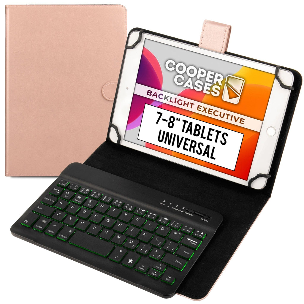 Cooper Backlight Executive Bluetooth Keyboard Folio for 9-10.5" Tablets ...