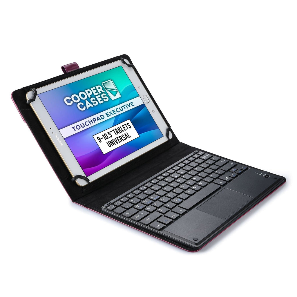 Cooper Touchpad Executive Bluetooth Keyboard Folio for 9-10.5'' Tablets ...